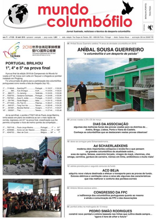 COLUMBOFILIA ALGARVIA DE LUTO !!! FALECEU ANÍBAL SOUSA GUERREIRO (FARO ...