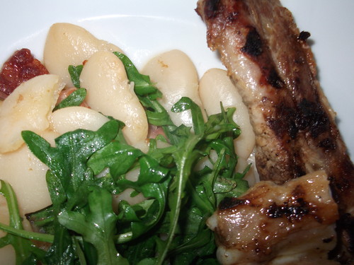 Salada de feijoca e rúcula - As minhas receitas - Rosinda