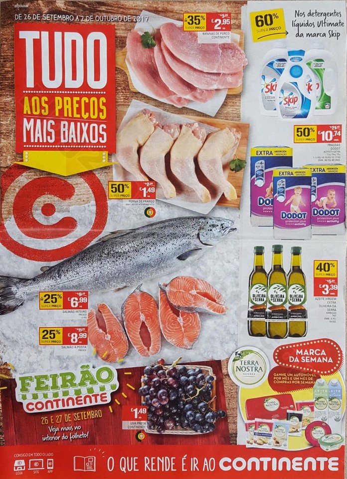 Antevisão Folheto CONTINENTE Promoções de 26 setembro a 2 outubro ...
