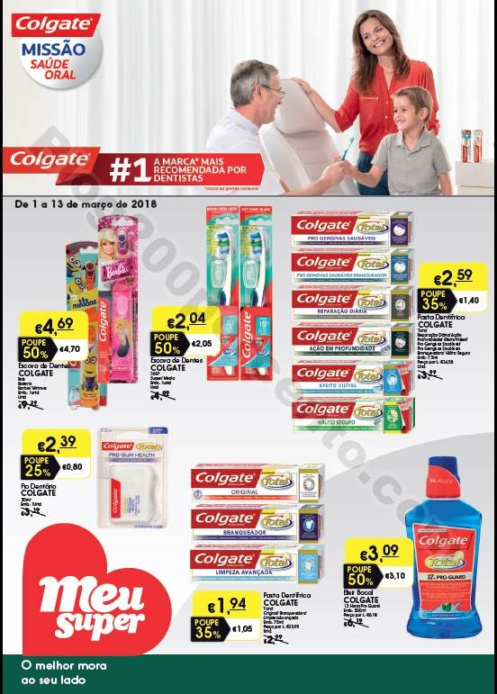 Antevisão Folheto MEU SUPER Colgate promoções de 1 a 13 março - Blog ...