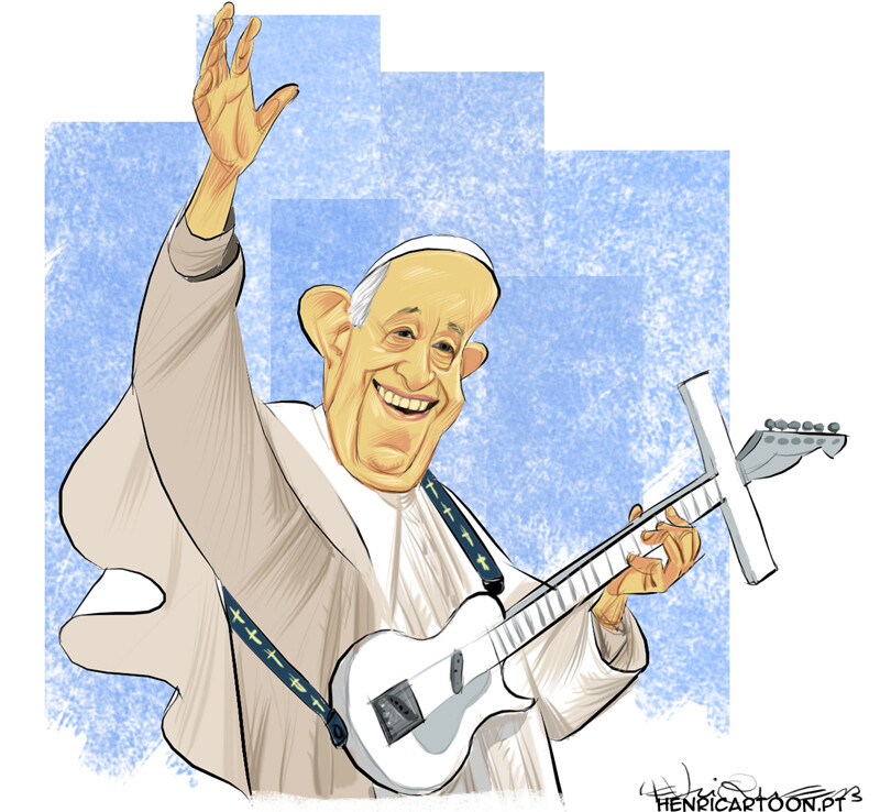 Papa Star - HenriCartoon