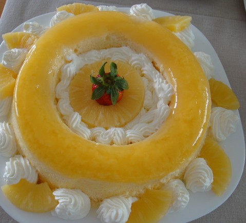 Bavarois de ananás.... - Papo Cheio